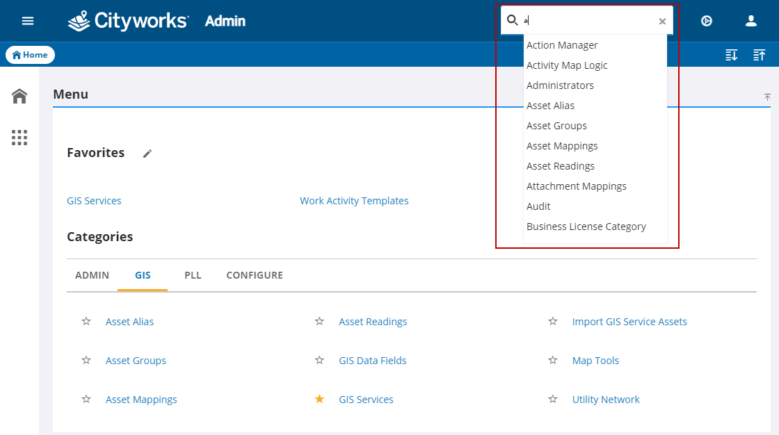 Quickly Navigate Admin