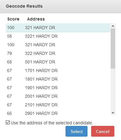 Geocode a Work Order