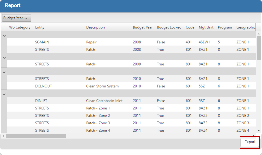 Export Reports