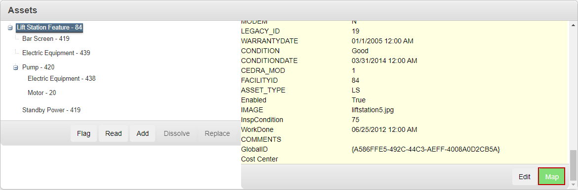 View Asset on the Map