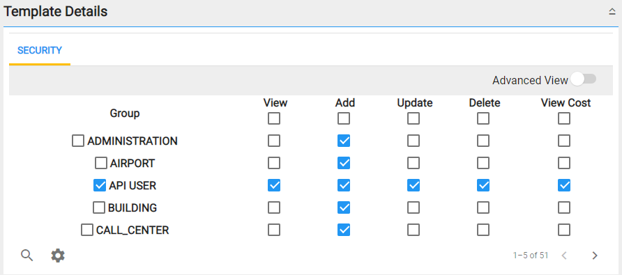 Configure Service Request Template Security
