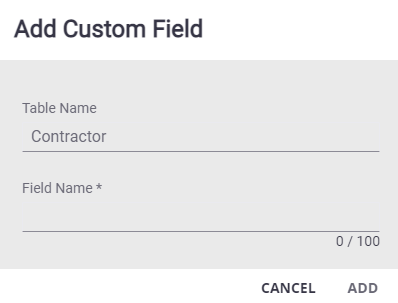 Add or Edit a Custom Data Field