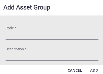 Add or Edit an Asset Group