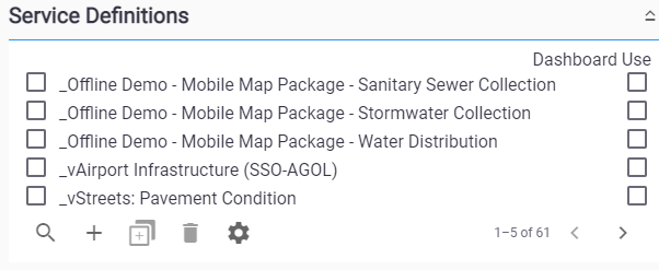 Add or Edit Service Definitions
