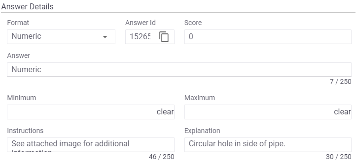 Configure Numeric and Calculated Observation Answers