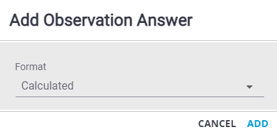 Configure Numeric and Calculated Observation Answers