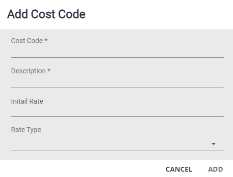 Configure Dynamic Cost Codes