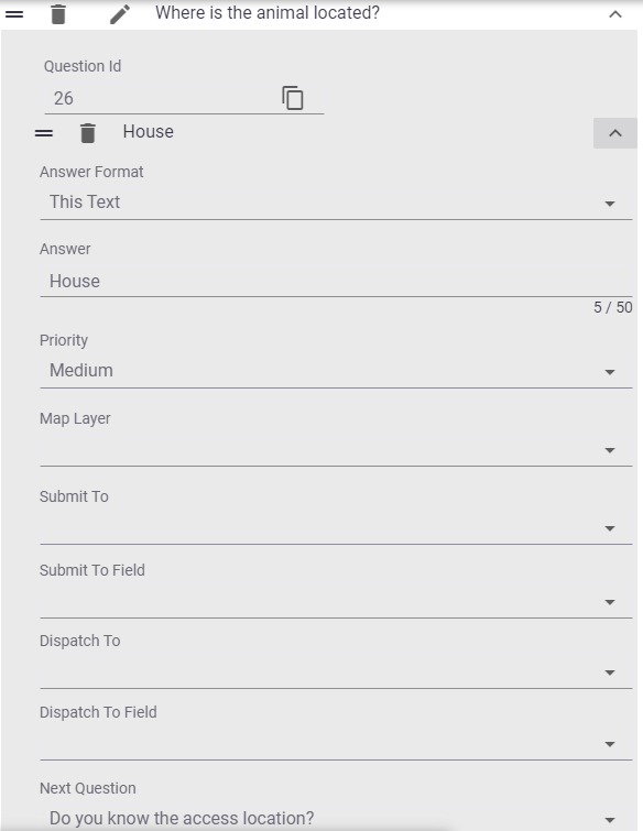 Add or Edit a Linear Answer