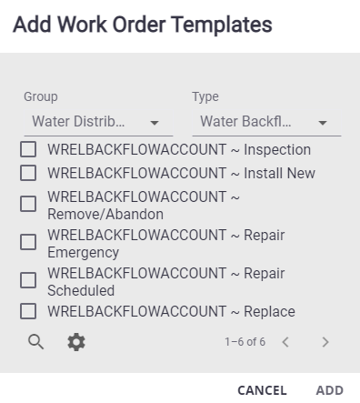 Associate Work Order Templates to a Service Request Template