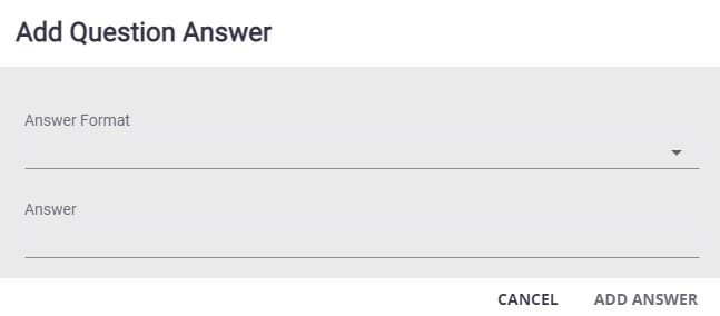 Add or Edit a Linear Answer