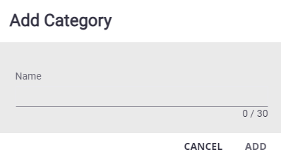 Add or Edit a Custom Field Category