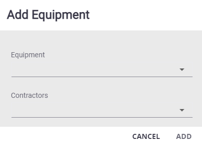 Add Equipment to a Work Order Template