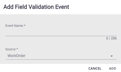 Add a Validation Event