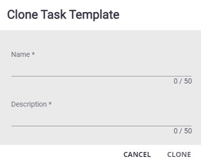 Clone a Task Template