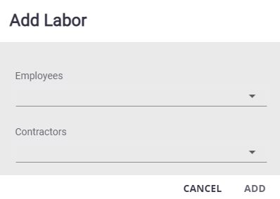 Add Labor to a Work Order Template