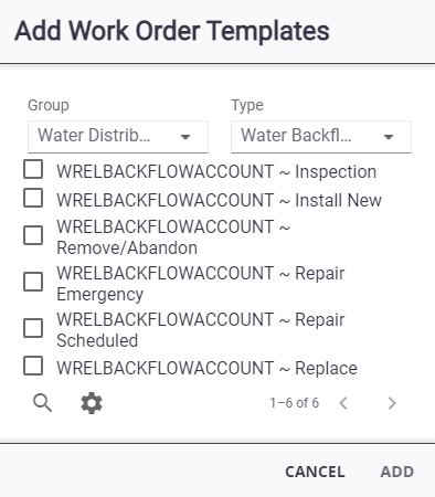 Associate Work Order Templates to a Service Request Template