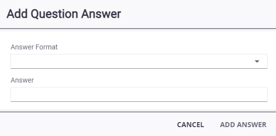 Add or Edit a Linear Answer