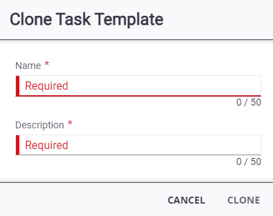 Clone a Task Template