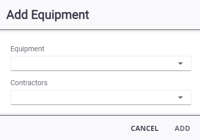 Add Equipment to a Work Order Template