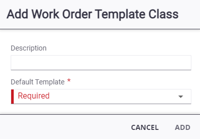 Add or Edit Template Classes