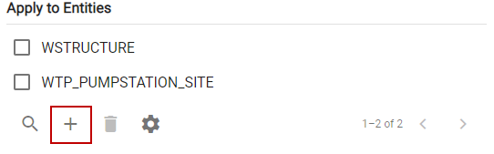 Configure Entities on Custom Inspection Templates