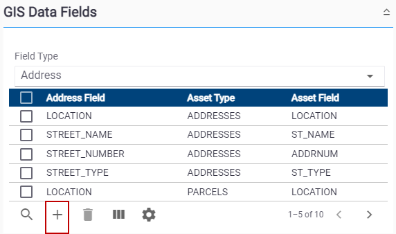 Map Address Fields to the GIS