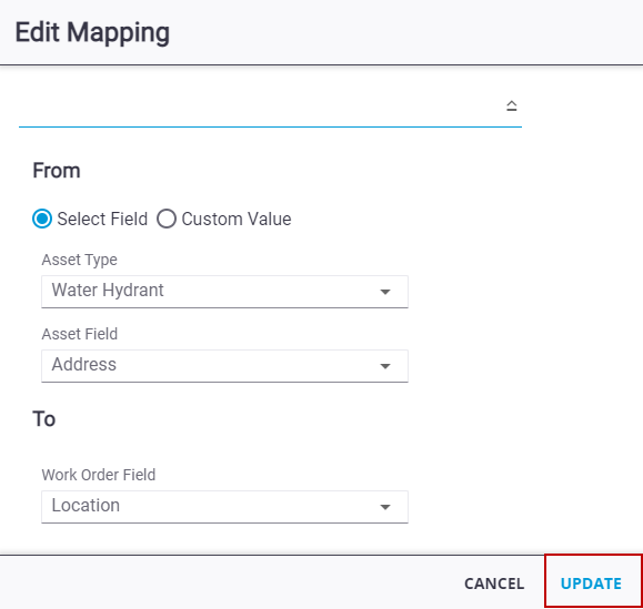 Edit an Asset Mapping