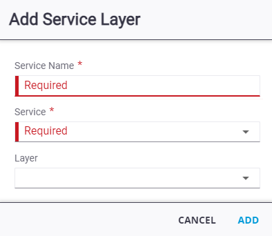 Configure Service Layers