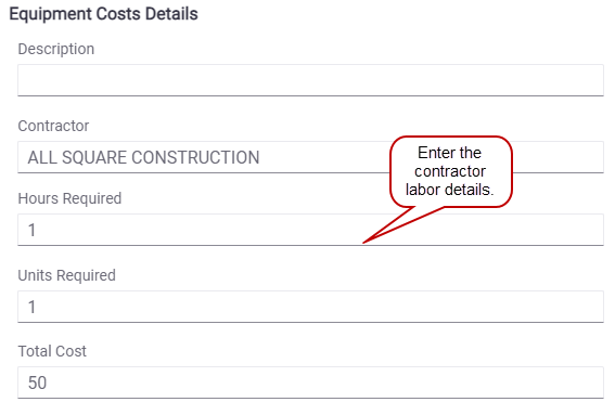 Add Equipment to a Work Order Template