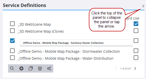 Collapse Panels throughout Admin