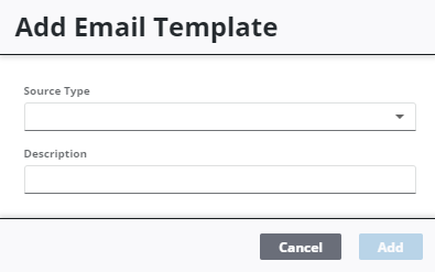 Add or Edit an Email Template