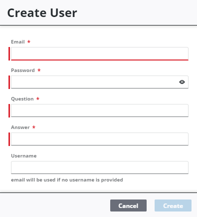 Create a Username