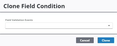 Clone a Validation Condition