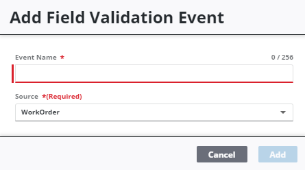 Add a Validation Event