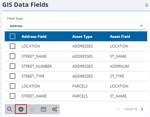 Map Address Fields to the GIS