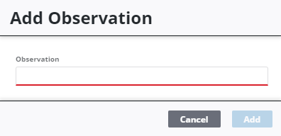 Add a Linear Observation
