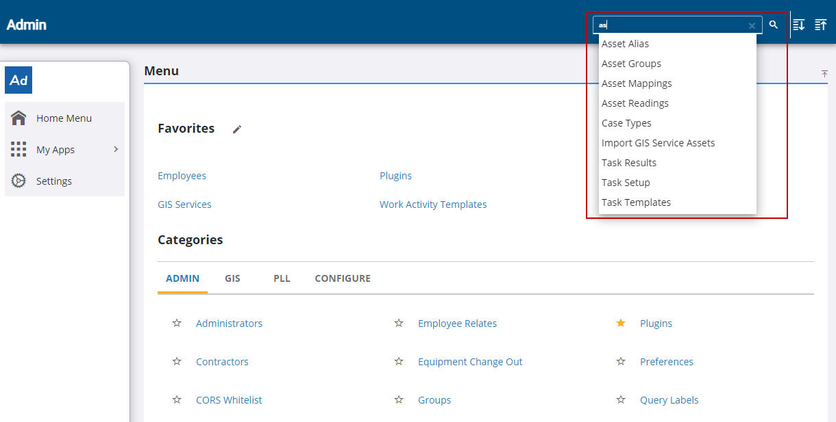 Quickly Navigate Admin
