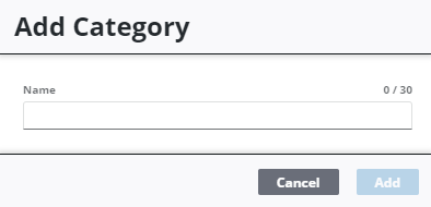 Add or Edit a Custom Field Category
