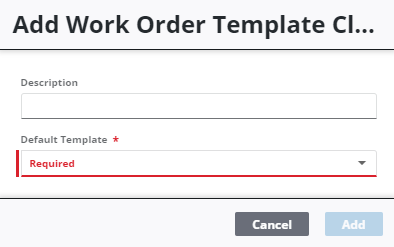 Add or Edit Template Classes