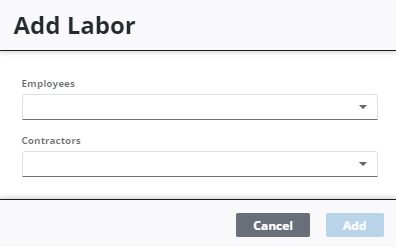 Add Labor to a Work Order Template