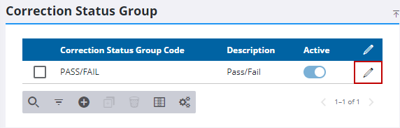 Edit a Checklist Status Group
