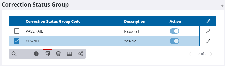 Clone a Checklist Status Group