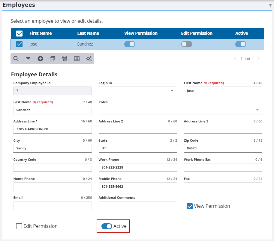 Remove a Contractor Employee