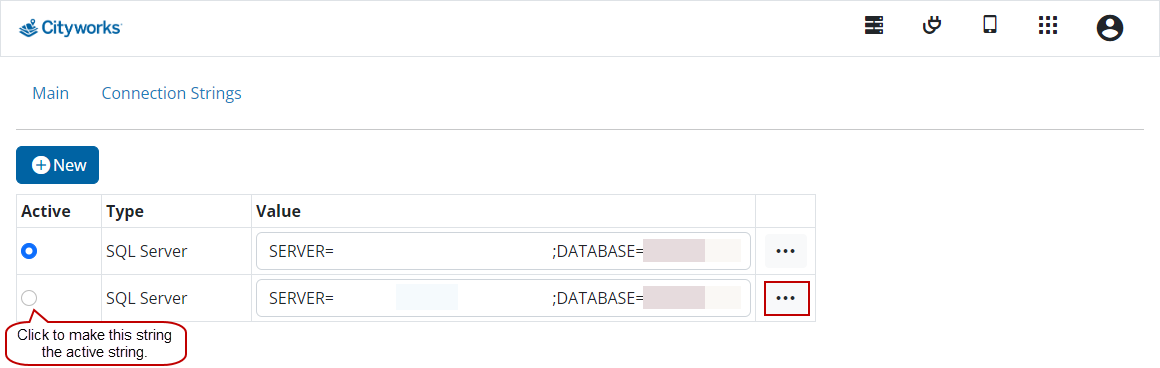 Edit a Connection String