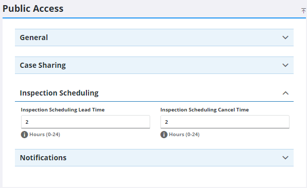Configure Public Access Preferences
