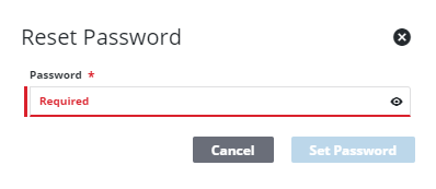 Reset an Employee's Password