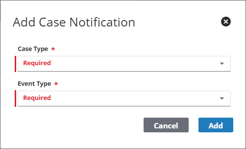 Add a Case Notification