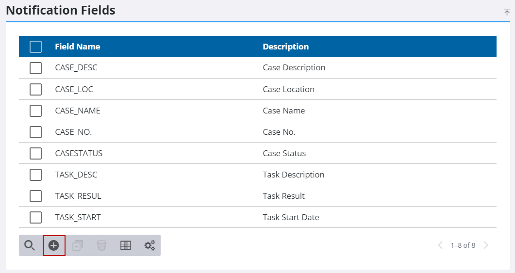 Add a Notification Field