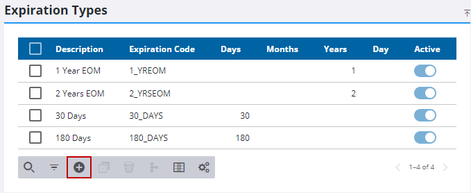 Add an Expiration Type