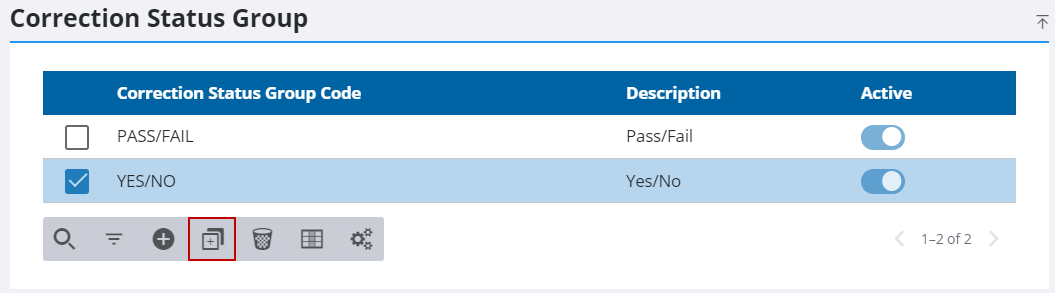 Clone a Checklist Status Group